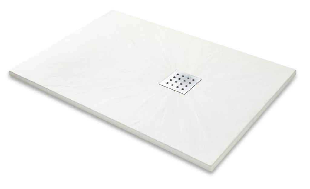 Set aanbieding inloopdouche + leisteenlook douchebak + sifon kopen ...